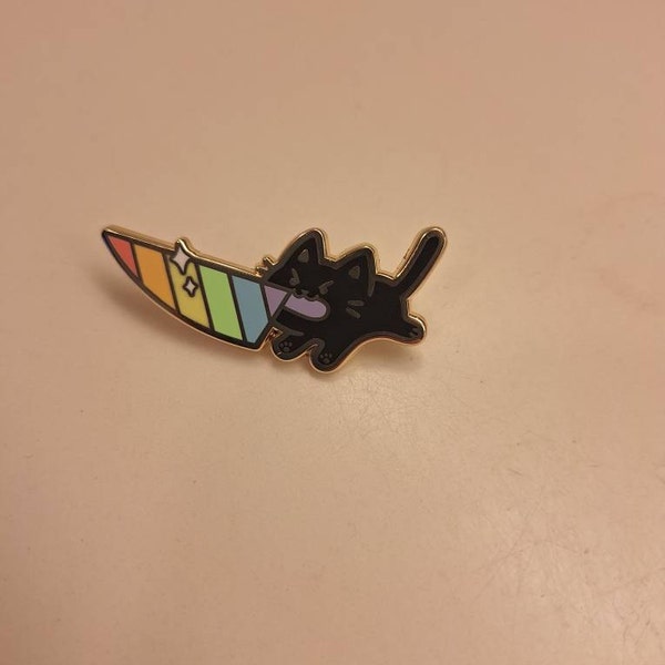 One Brain Cell Hard Enamel Pin Cute Orange Tabby Cat Lapel Pin Kawaii ...