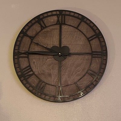 Mickey Farmhouse Clock Hidden Mickey Clock Disney Clock - Etsy