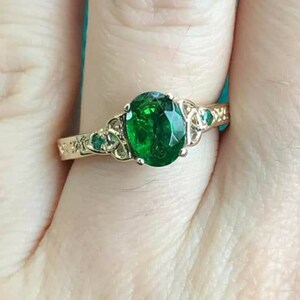 9ct Multi-colour Gold Raindrop Ring 1.11ct Diamond Unique - Etsy