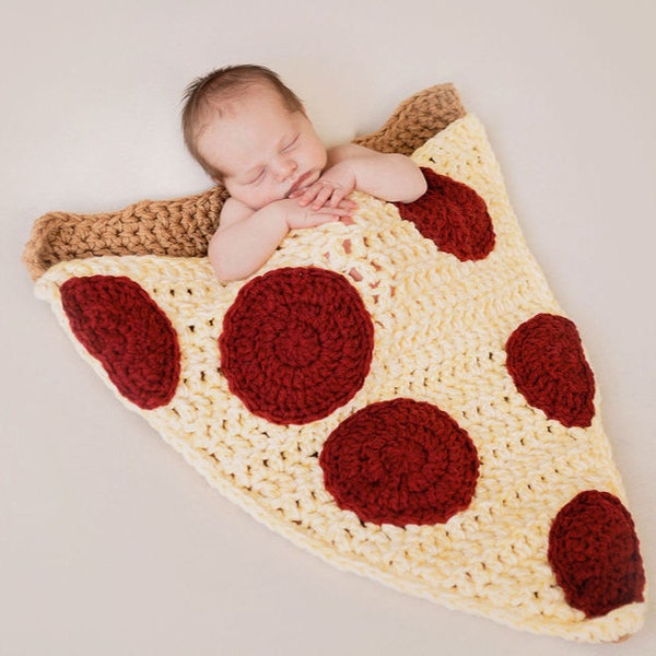 Pizza Slice Cocoon Blanket, MADE to ORDER, All Sizes, Baby Shower Gift ...