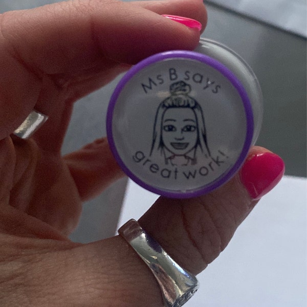 Personalized Bitmoji Stamps, Emoji Stamp, Teacher Bitmoji Stamps, Pre ...