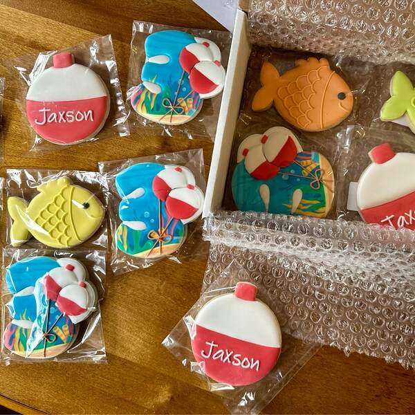 O Fish Ally One Decorated Sugar Cookies, 1 Dozen Cookies, Birthday ...