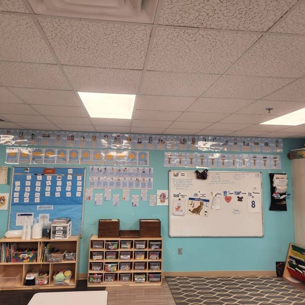 Digital Bluey Shape Cards - Bluey Classroom Decor, Bluey Classroom - Etsy