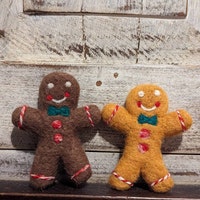 Felt Gingerbread Man - Etsy
