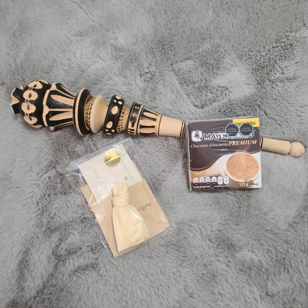 Mexican Molinillo – Wooden Whisk for Hot Chocolate & Traditional ...