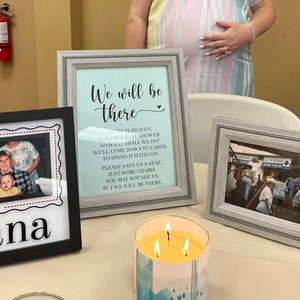 I'll Be There Memorial Baby Shower Printable Sign, Memorial Sign for ...