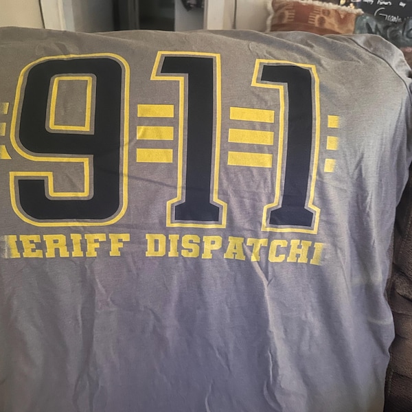 Funny Dispatcher Sweatshirt 911 Crew Neck Sweatshirt for Sheriff ...