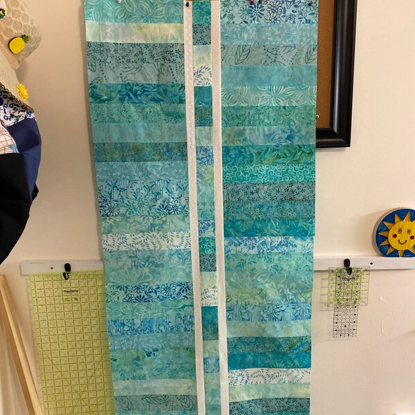 Java Batiks Soft Turquoise Blue Batik Jelly Roll 40 2.5 Inch Fabric ...