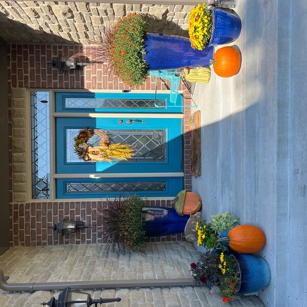 Fall Wreath for Front Door, Peony Grapevine Wreath, Fall Grapevine ...