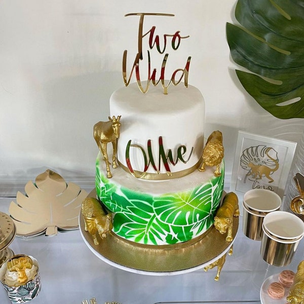 Your Custom Message Acrylic Cake Topper Personalized Birthday Wedding ...