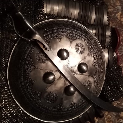 Vintage Reproduction Damascus Pesh Kabz Dagger With Bone - Etsy