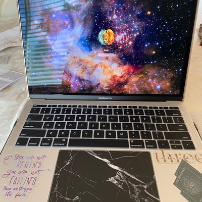 Black Marble Vinyl Trackpad, Mousepad Tech Accessories, MacBook Decal ...