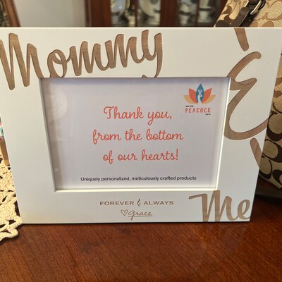 Mom Appreciation Picture Frame Personalized, Gift for Mom or Wife ...