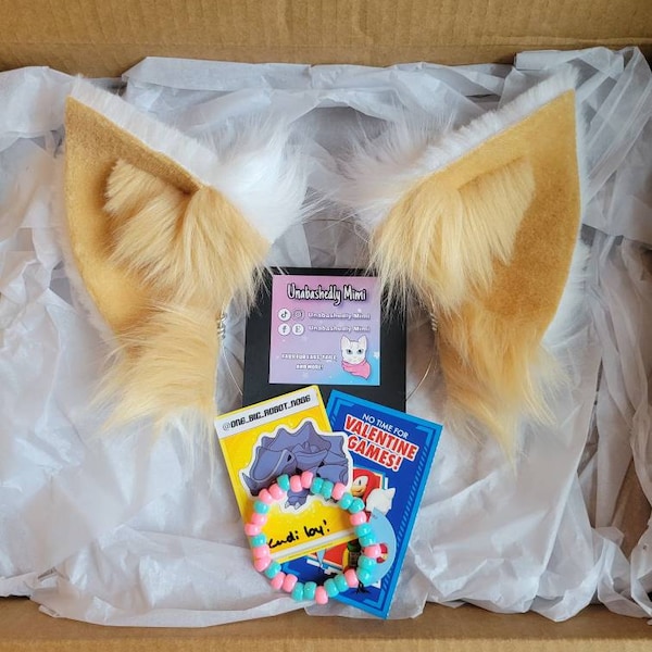 Flareon Ears Mane & Tail - Etsy