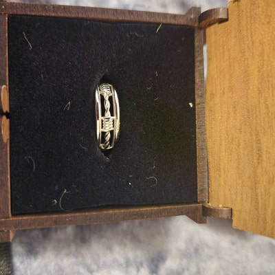 925 Sterling Silver Double Wolf Head Ring Handcrafted, Unisex, Symbol ...