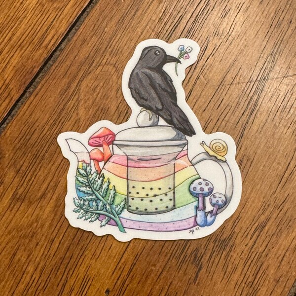 Cup of Equali-tea Die Cut Weatherproof Permanent Vinyl Sticker LGBTQ ...