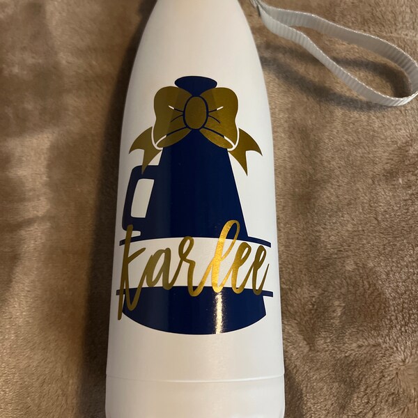 Cheerleader Decal | Cheerleading Decal | Megaphone Decal | Personalized ...