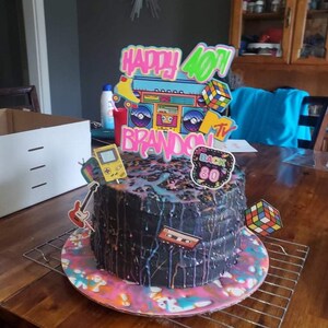 Movie Cinema Night Clapboard Director cake Topper | Etsy