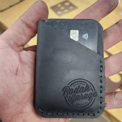 Leather Wrap Wallet Digital Pattern for LASER CUTTING Source Files ai ...