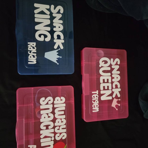 Travel Snack Box | Kids Snack Container, Toddler Adult | Food Storage ...