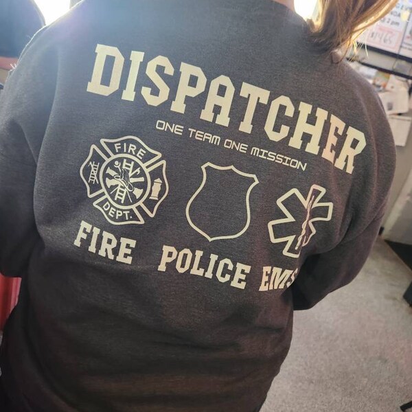 Behind the Badge is a Dispatcher, 911 Dispatcher, Dispatcher Gift ...