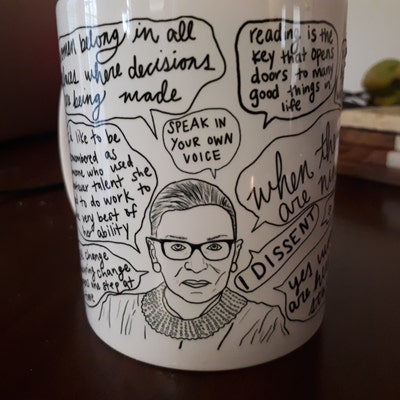 RBG Quotes Mug - Etsy