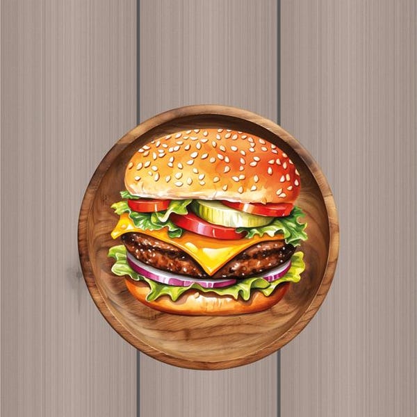 BBQ Cookout Vol 2 Clipart - Watercolor BBQ Grill Summer Food Clipart ...