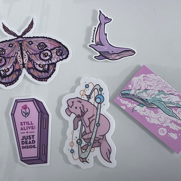 Cosmic Dog Clear Vinyl Sticker - Etsy