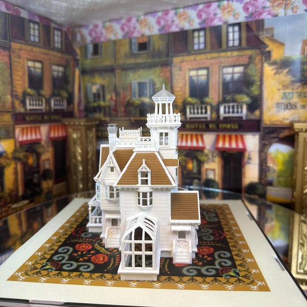 Miniature Old West #1 Saloon/hotel Built Ready HO Scale Interiors ...