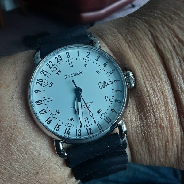 Svalbard "time Travel" HX11A - Jump Hour Watch With Retrograde Minutes ...