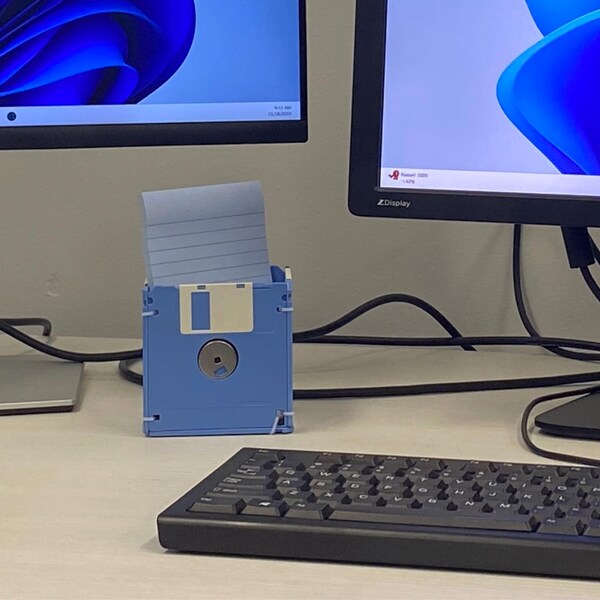 Floppy Disk - Pastel Colors - Pink - Container - Pencil Cup - Planter ...