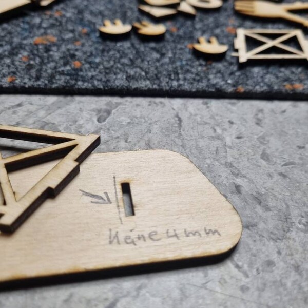 Boeing B-17 Flying Fortress: Laser Cut Wood Model Plans (digital ...