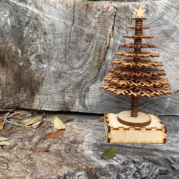 DIY 3D Christmas Tree With LED Lights - Warm&cozy Christmas Look, Set ...