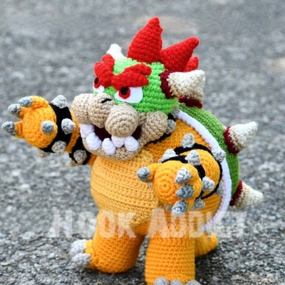 Bowser Crochet Pattern Amigurumi PDF ENGLISH Instructions - Etsy UK