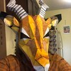 Make Antelope Mask,head Mask,polygon Mask,diy Paper,instant Pdf,face ...