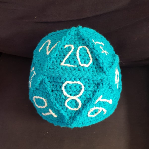 D20 (20 Sided Die) Digital Crochet Pattern ONLY |amigurumi Crochet ...