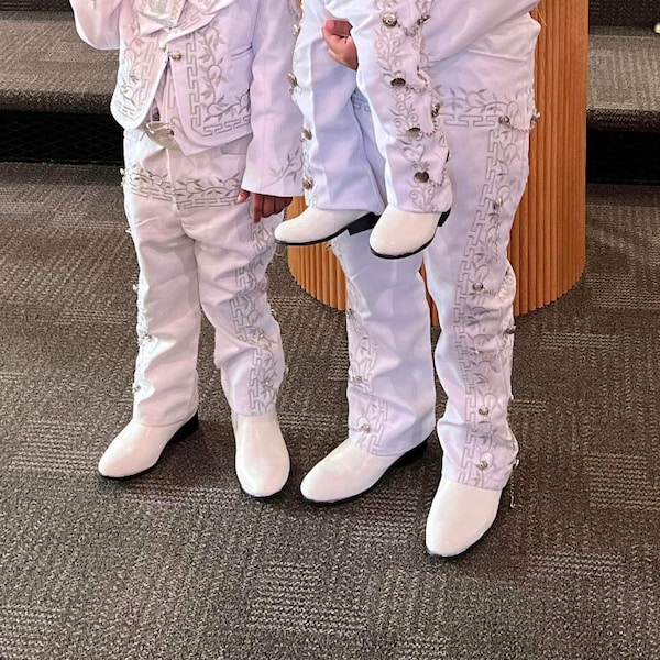 Leather Kid Boots:mariachi Charro - Etsy