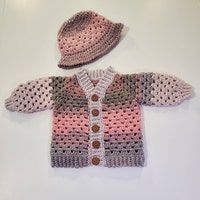 CROCHET PATTERN & VIDEO/ Mini Pop Cardigan Crochet Pattern / Easy Top ...