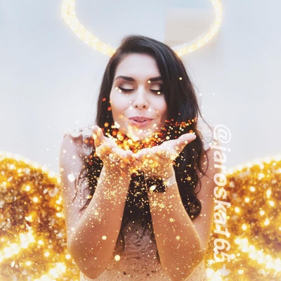 35 Blowing Glitter Photoshop Overlays, Confetti, Bokeh, Magic Pixie Dust Light Effect, Photoshop ...