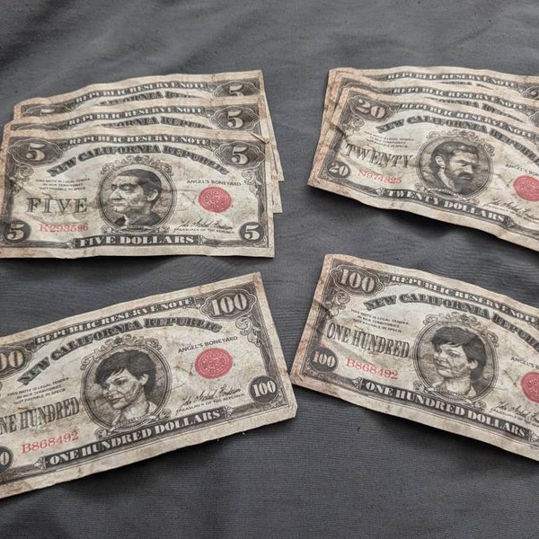 Fallout NCR Notes Prop Currency - Etsy