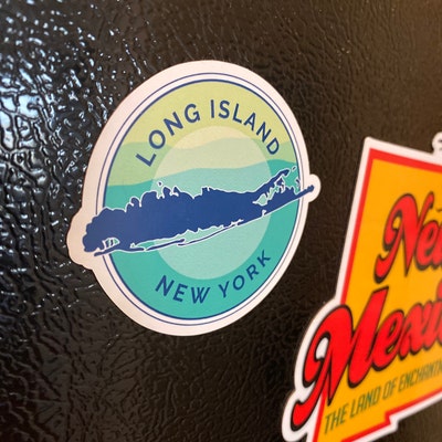 Long Island New York Stickers Set of 2 - Etsy