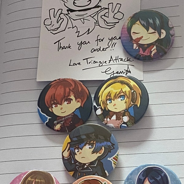 Ace Attorney Pin Badges - Etsy