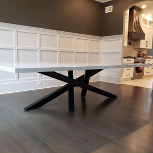 Metal Table Legs Industrial X-frame Style Any Size and - Etsy