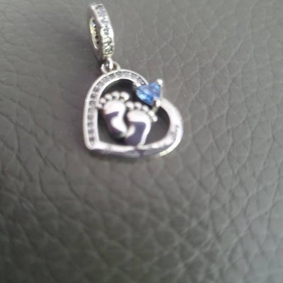 Pandora Fitting Dad & Daughter Charm Genuine Silver Princess Dangle ...