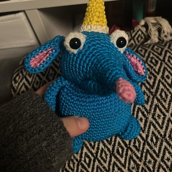 Tutter Blue Mouse Crochet Pattern PDF | ENGLISH | Amigurumi | Toy ...