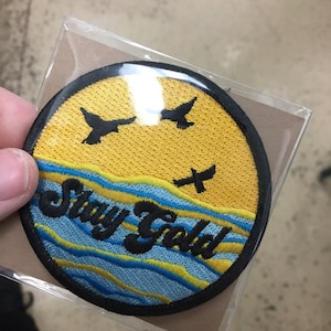 Stay Gold Iron on Patch - Etsy