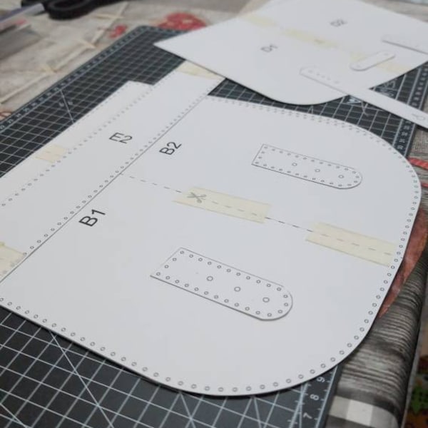 Aviator Cap Pattern PAPER Pattern Aviator Hat Leather Template - Etsy