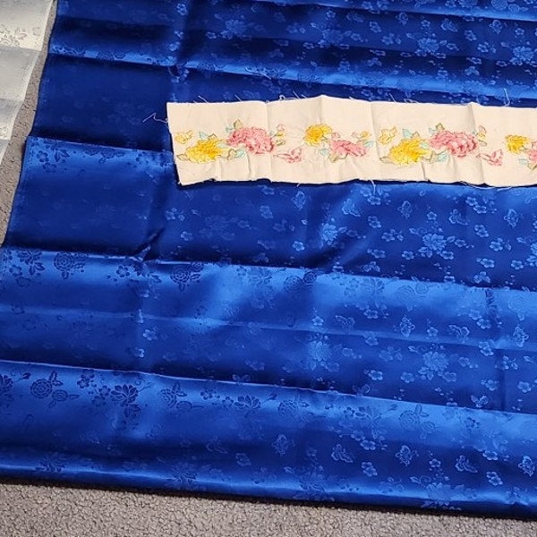 Korean Traditional Pattern Fabric for KPOP Hanbok Dress Cloth Table ...