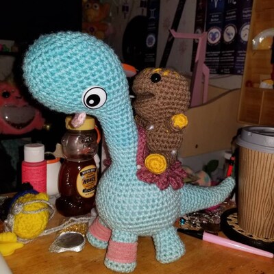 PATTERN: Bruno the Brontosaurus Crochet Brontosaurus Pattern Amigurumi ...