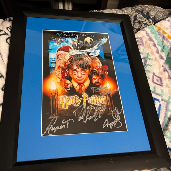 Harry Potter and the Sorcerer's Stone Cast Signed Autographed 8x12 ...